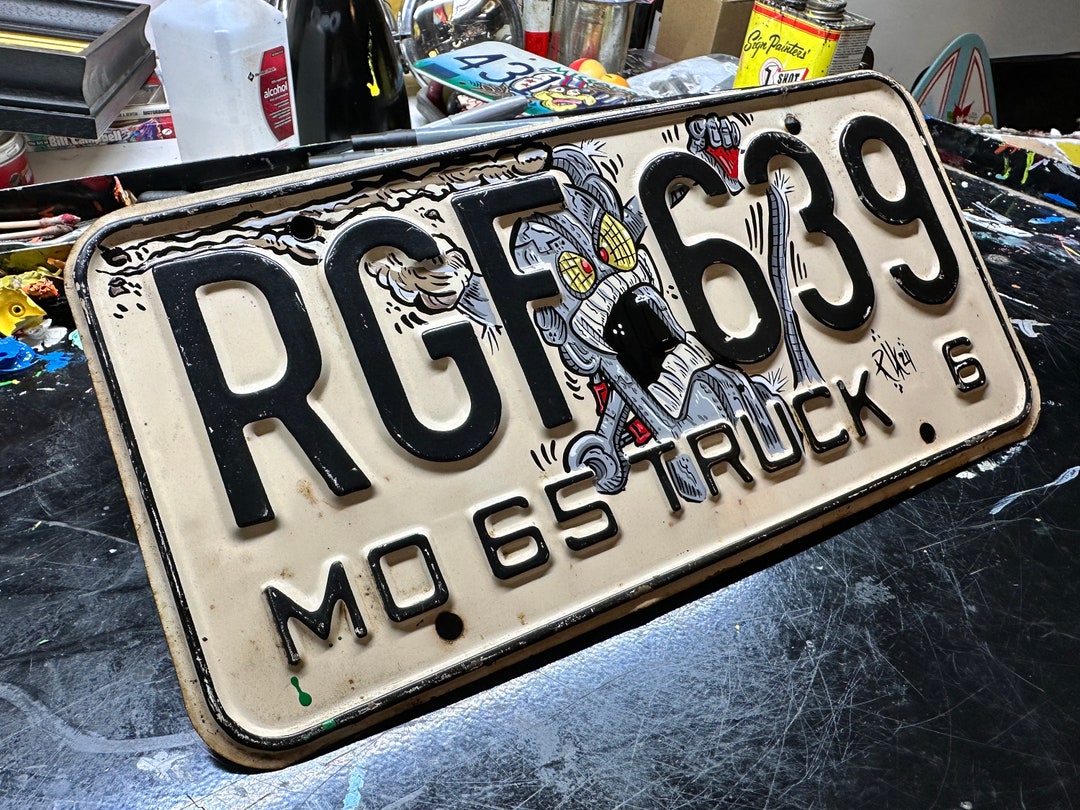 Repurposed Vintage License Plate - Etsy