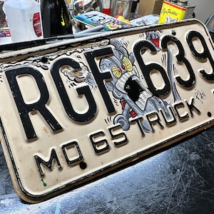 Repurposed Vintage License Plate - Etsy