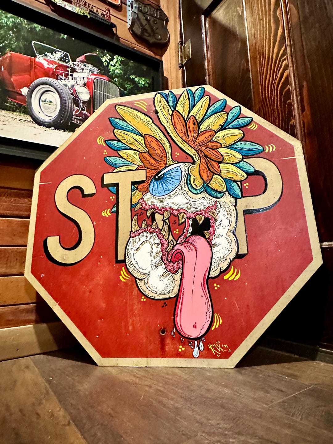 Vintage Stop Sign - Etsy