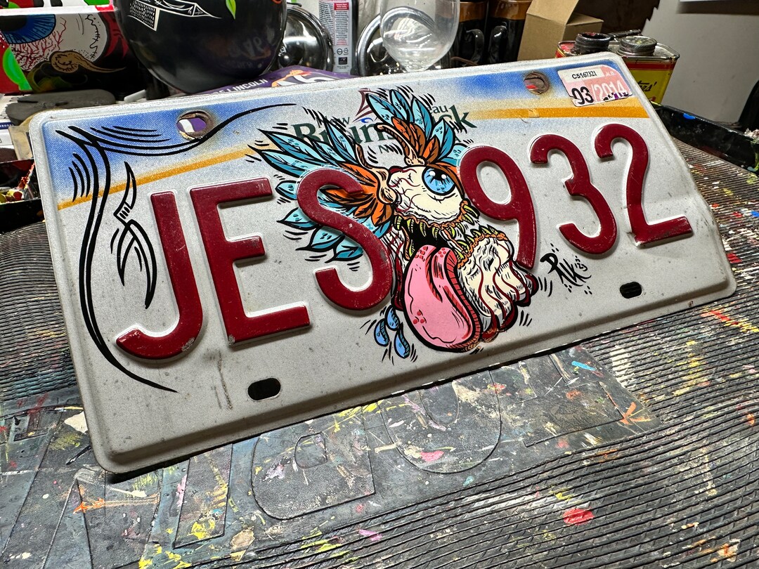 Repurposed Vintage License Plate - Etsy
