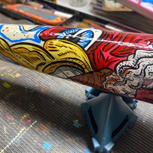 Repurposed Custom Painted Baseball Bat. - Etsy