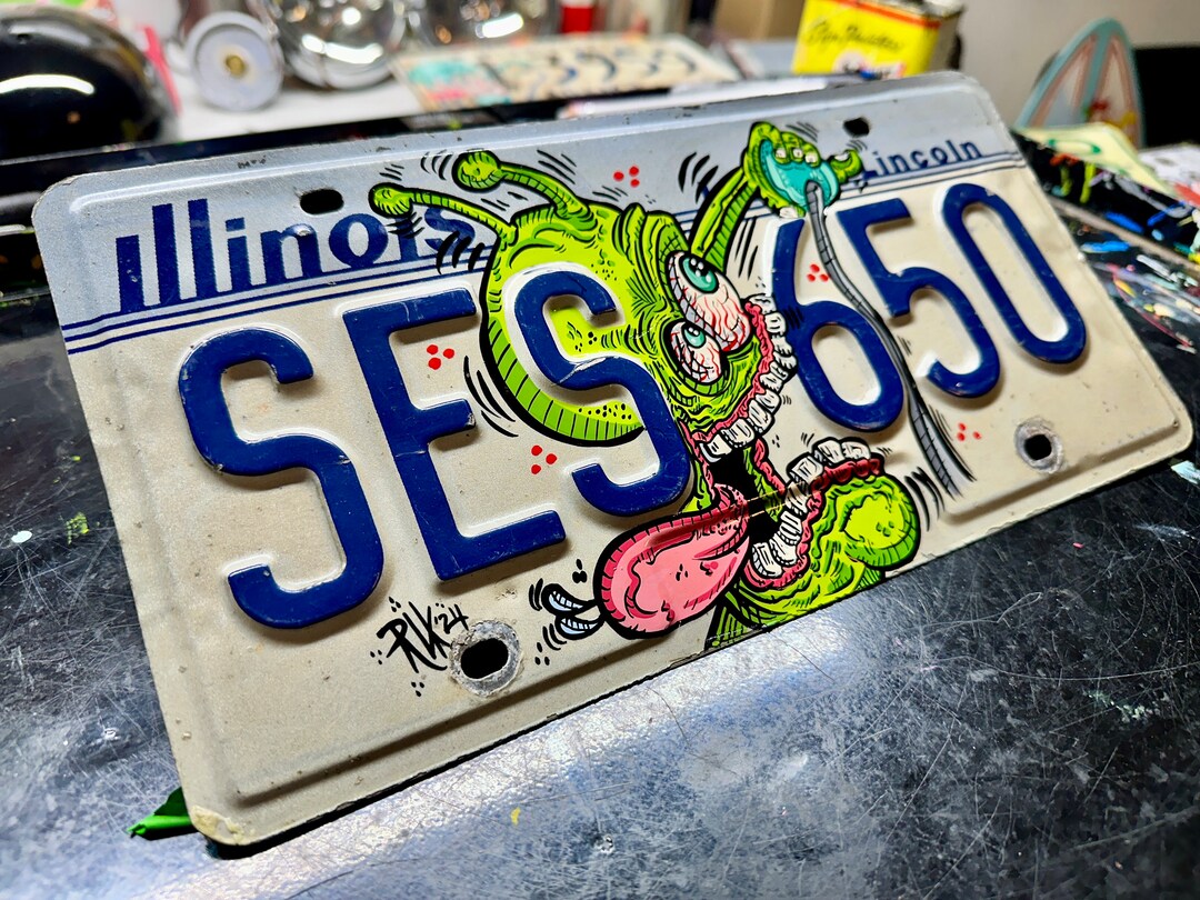 Repurposed Vintage License Plate - Etsy