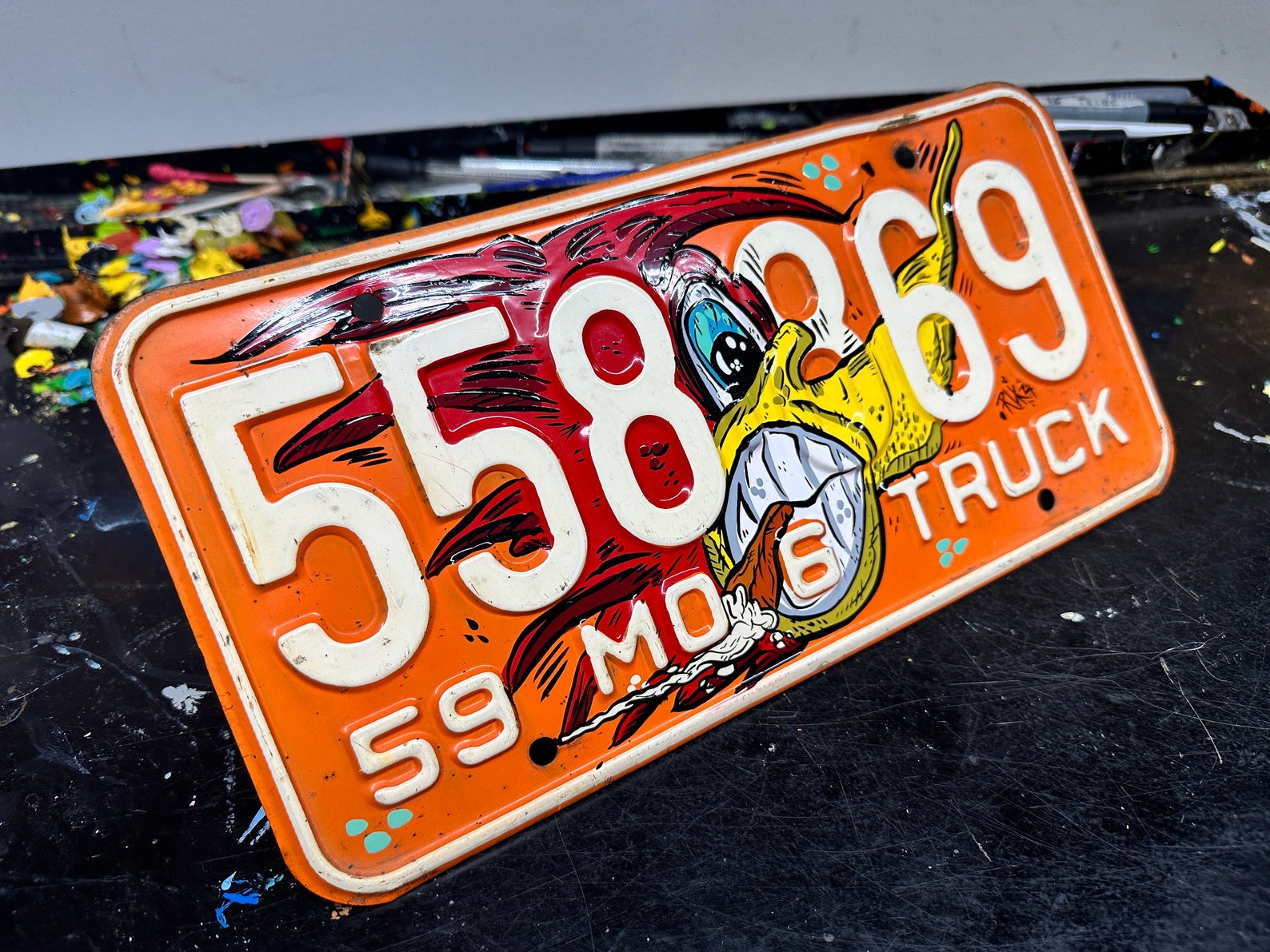 Repurposed Vintage License Plate - Etsy