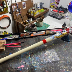 Repurposed Custom Painted Baseball Bat. - Etsy