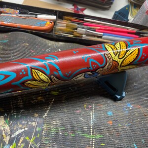 Repurposed Custom Painted Baseball Bat. - Etsy