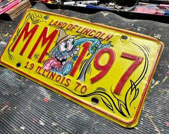 Repurposed Vintage License Plate - Etsy