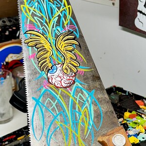 Vintage Repurposed Wood Saw - Etsy