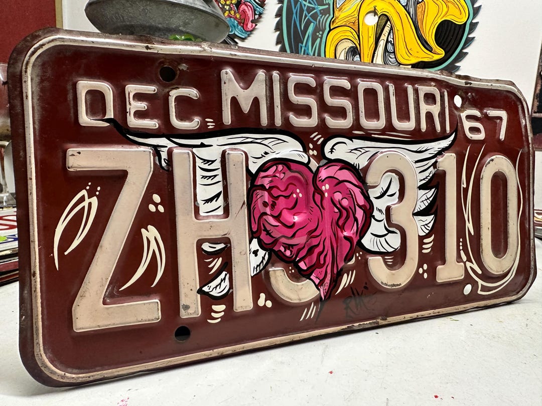 Repurposed Vintage License Plate - Etsy