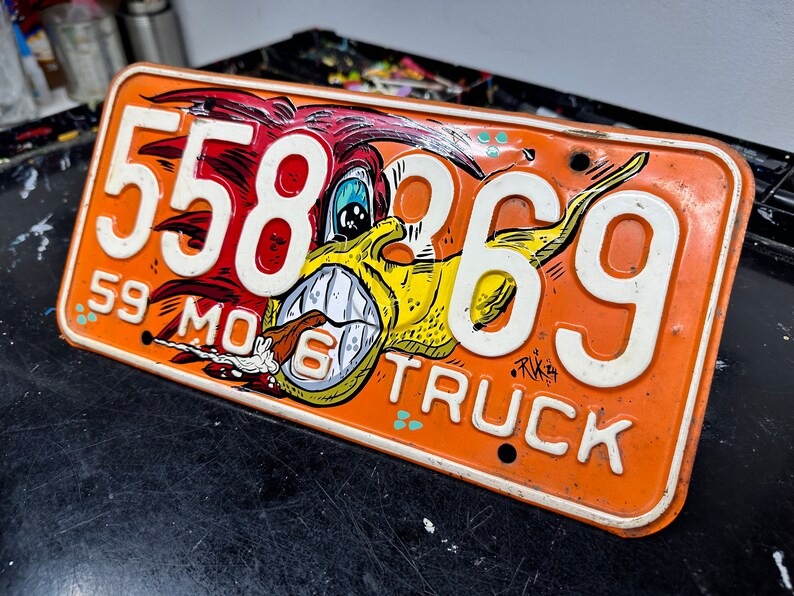 Repurposed Vintage License Plate - Etsy