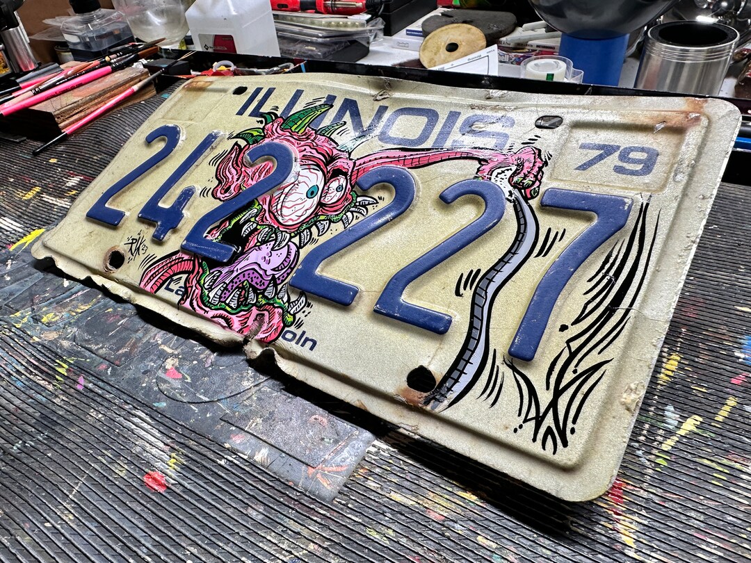 Repurposed Vintage License Plate - Etsy