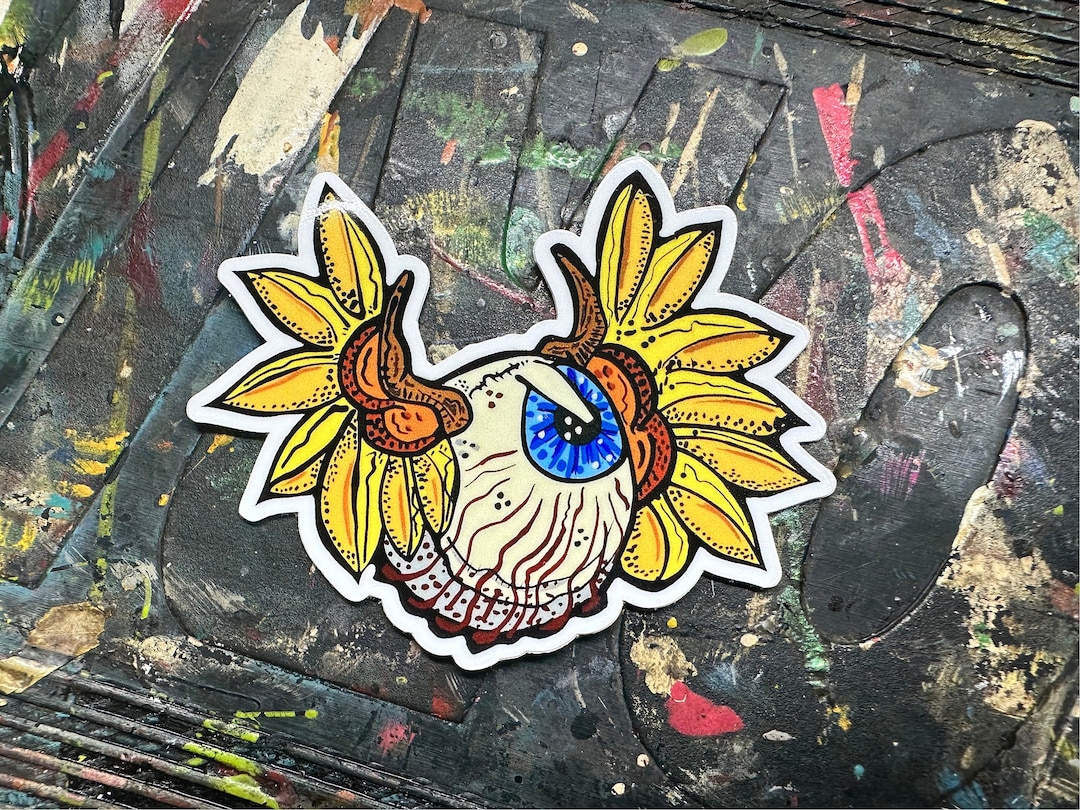 Flying Eye Sticker - Etsy