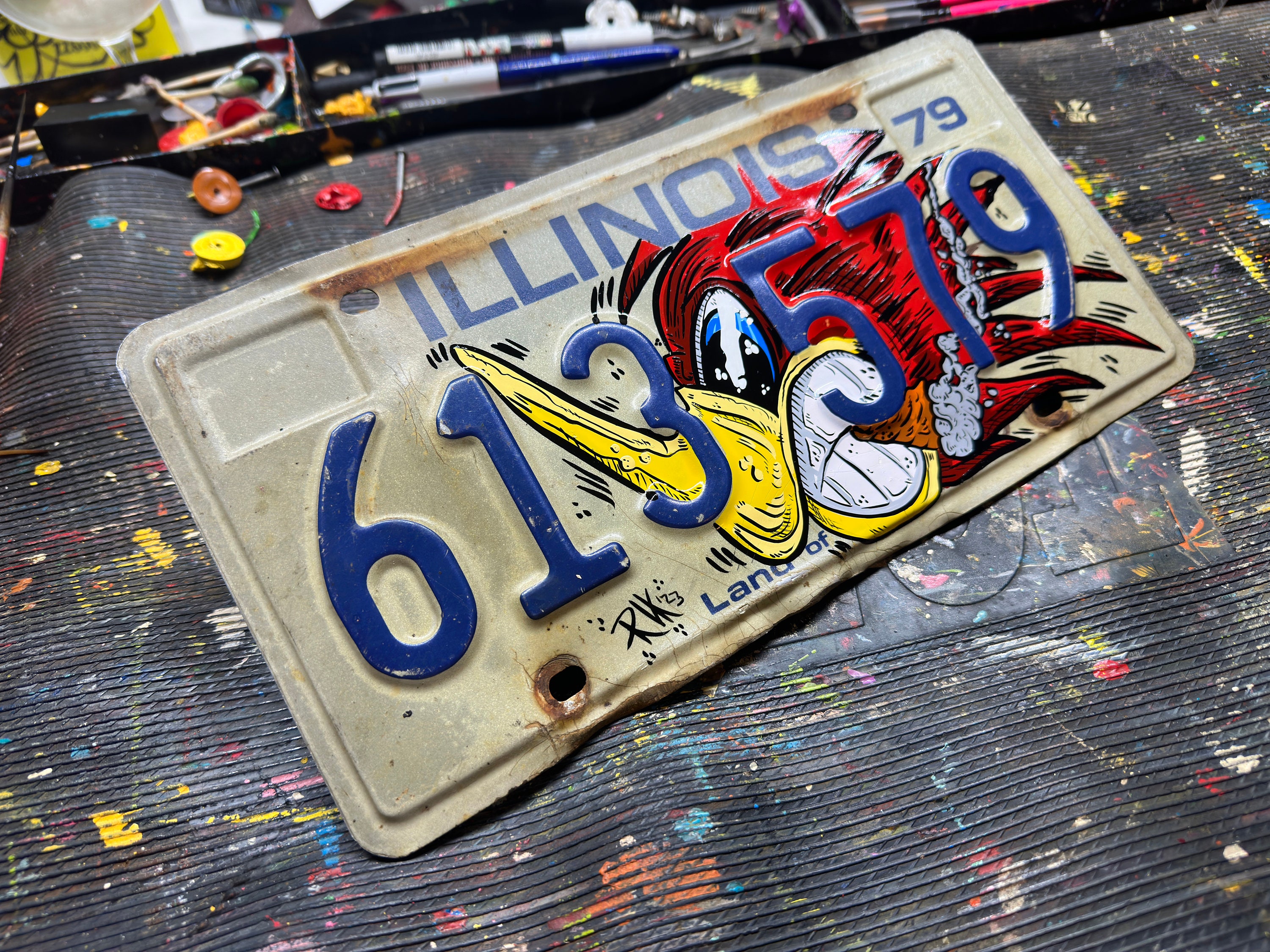 Repurposed Vintage License Plate - Etsy