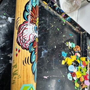Miniature Custom Painted Baseball Bat. - Etsy