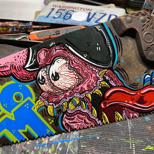 Vintage Repurposed Wood Saw - Etsy