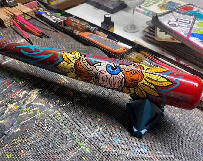 Repurposed Custom Painted Baseball Bat. - Etsy