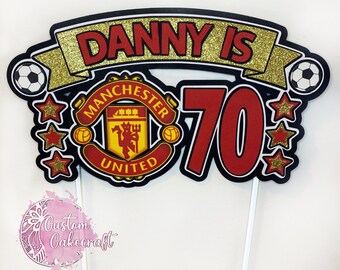 Manchester United Cake Topper | Etsy Ireland