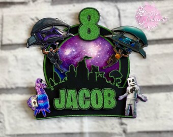 Fortnight Cake Topper - Etsy UK