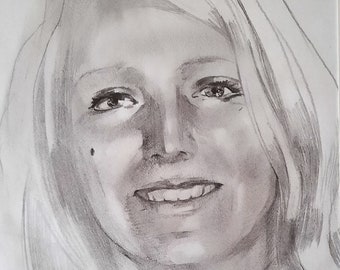 Custom Original Portrait From Your Photo Personalized Portrait Art ...