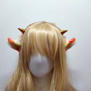 Goat Ears Golden Horns Sheep Dear Ram Cow Horned Animal Play Fantasy ...