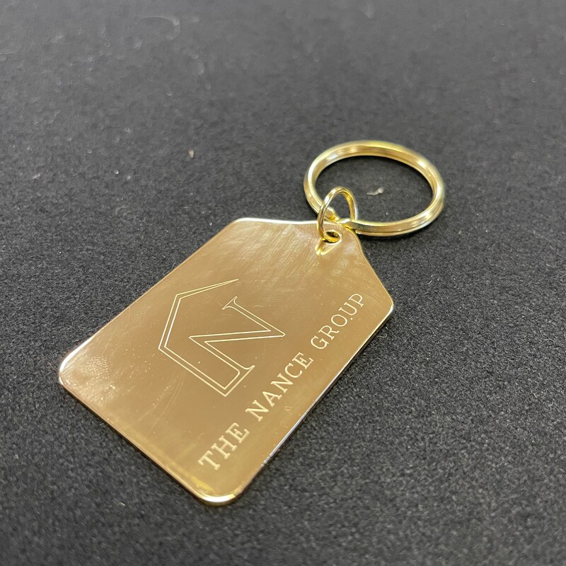 Brass Keychain - Etsy