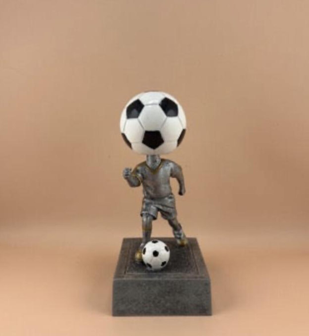 Soccer Resin Bobblehead - Etsy