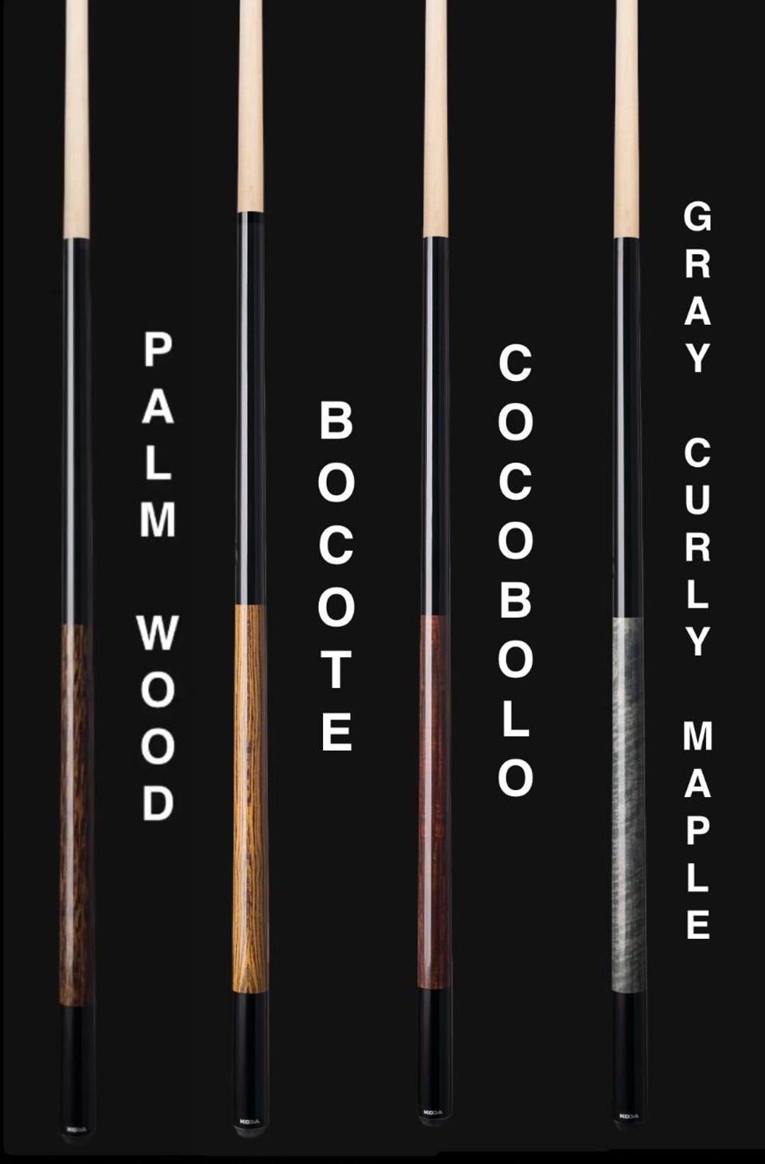 Customizable Pool Cue With Black Butt, Decal Wrap, and Maple Shaft ...