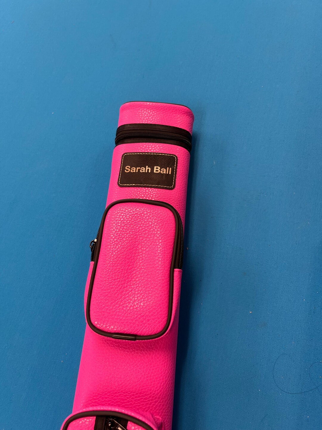 Personalized 2x2 Pool Cue Case With Laser Etched Patch - Etsy