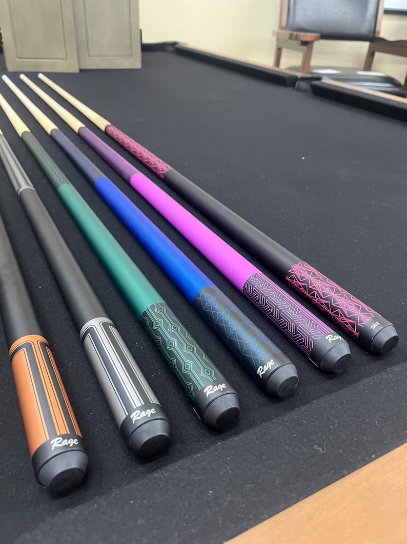 Personalized Engraved Rage Colorful Pool Billiard Cues - Etsy