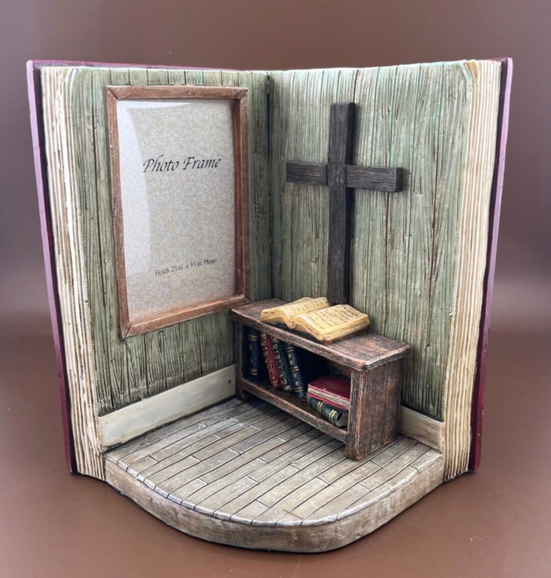 Resin Book Bible Photo Frame - Etsy