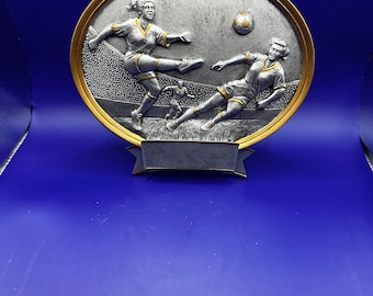 Oval Aluminium Trophy Plate Plaques Measures 52 X 26 Mm Silver Self ...