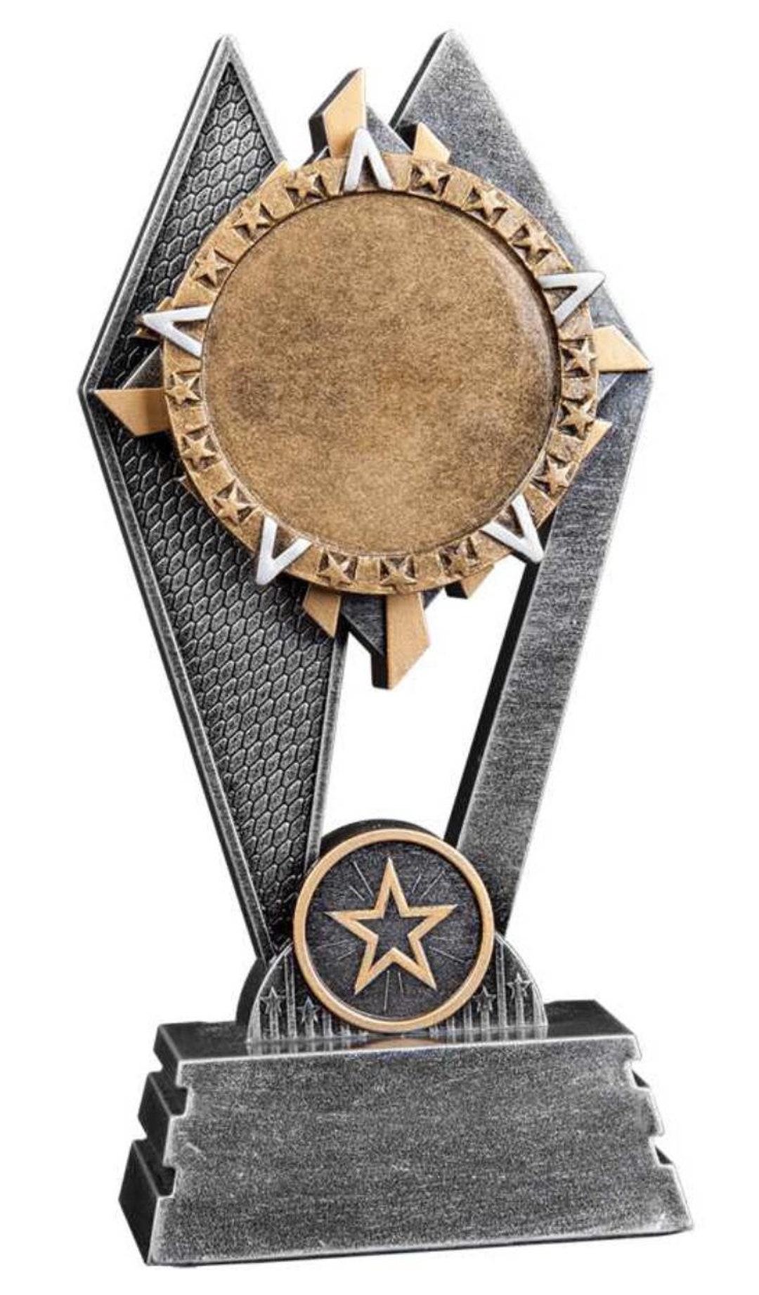 8" Sun Ray Holder Award W/ 2" Insert Resin Trophy - Etsy
