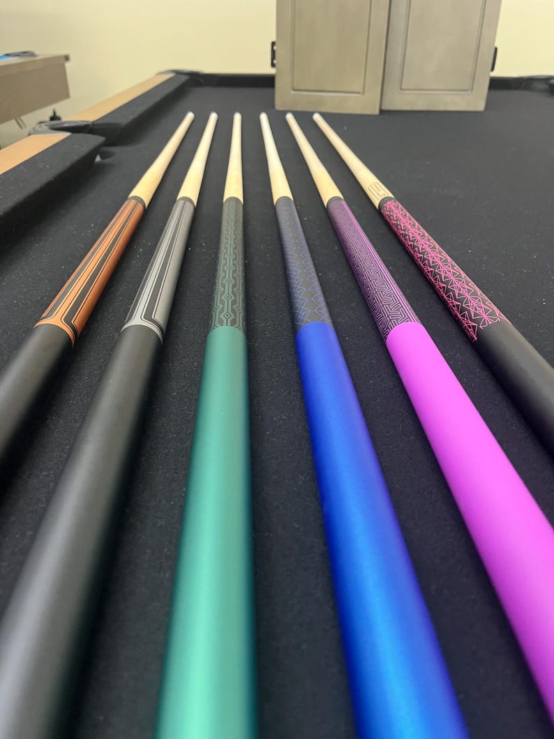 Personalized Engraved Rage Colorful Pool Billiard Cues - Etsy