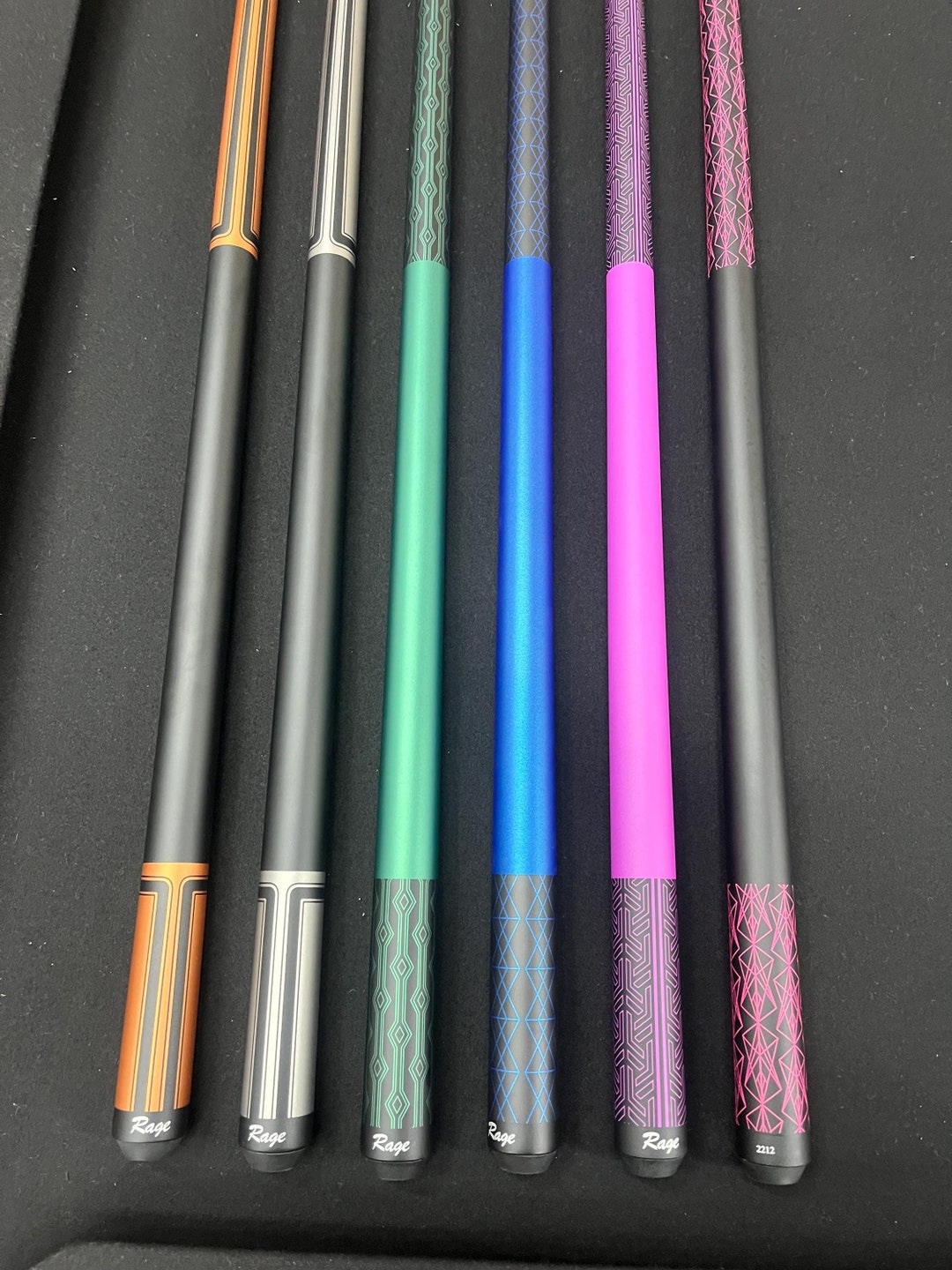 Personalized Engraved Rage Colorful Pool Billiard Cues - Etsy