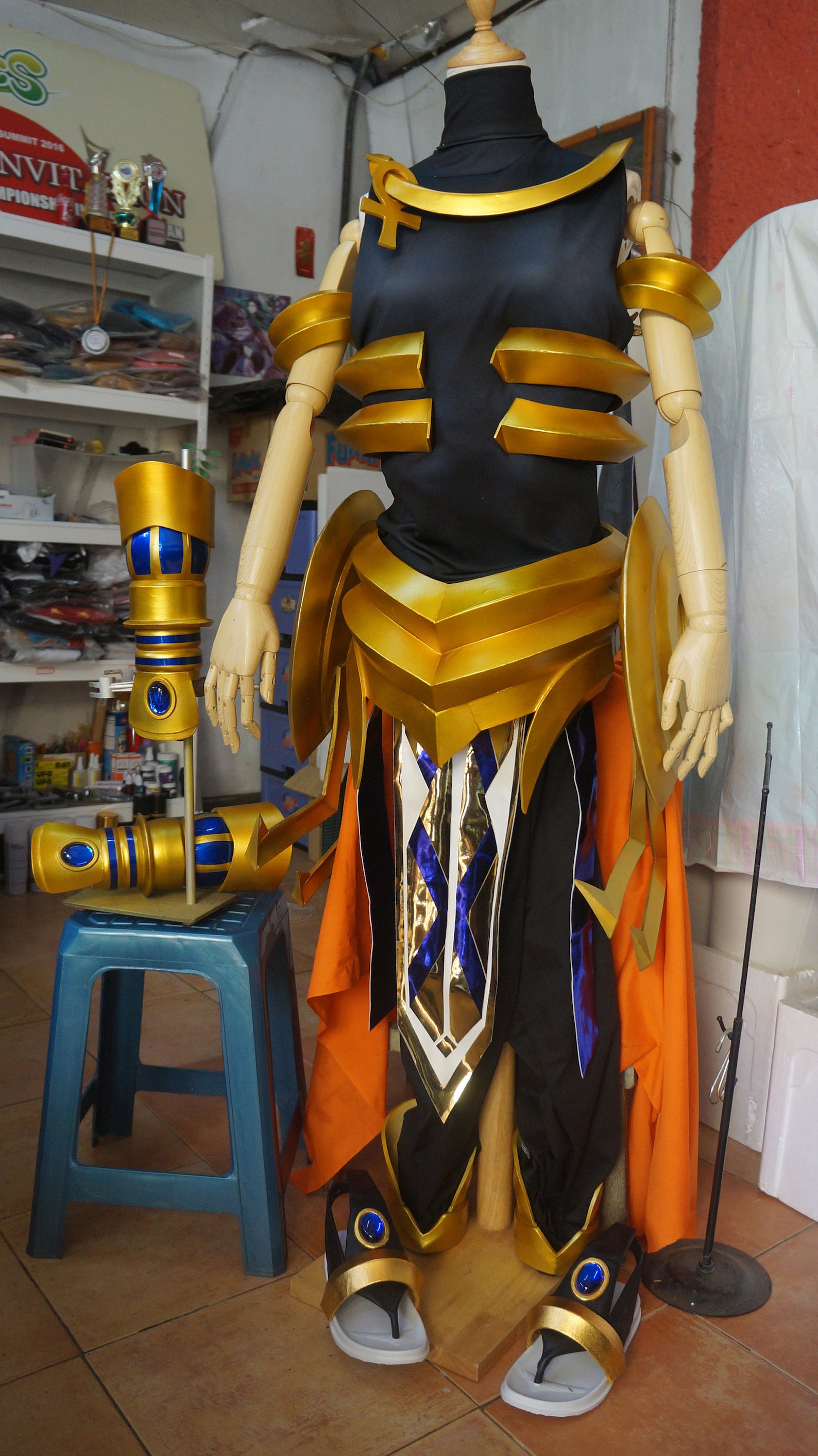 Fate Grand Order - Ozymandias Armor Pattern, DIY FGO Template Blueprint ...