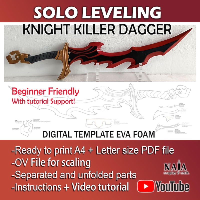 Foam Cosplay Daggers - Etsy UK