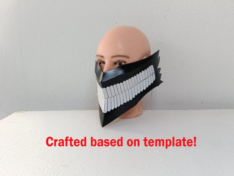 Okarun Mask Ken Takakura Cosplay Template Pattern PDF EVA Foam Prop ...
