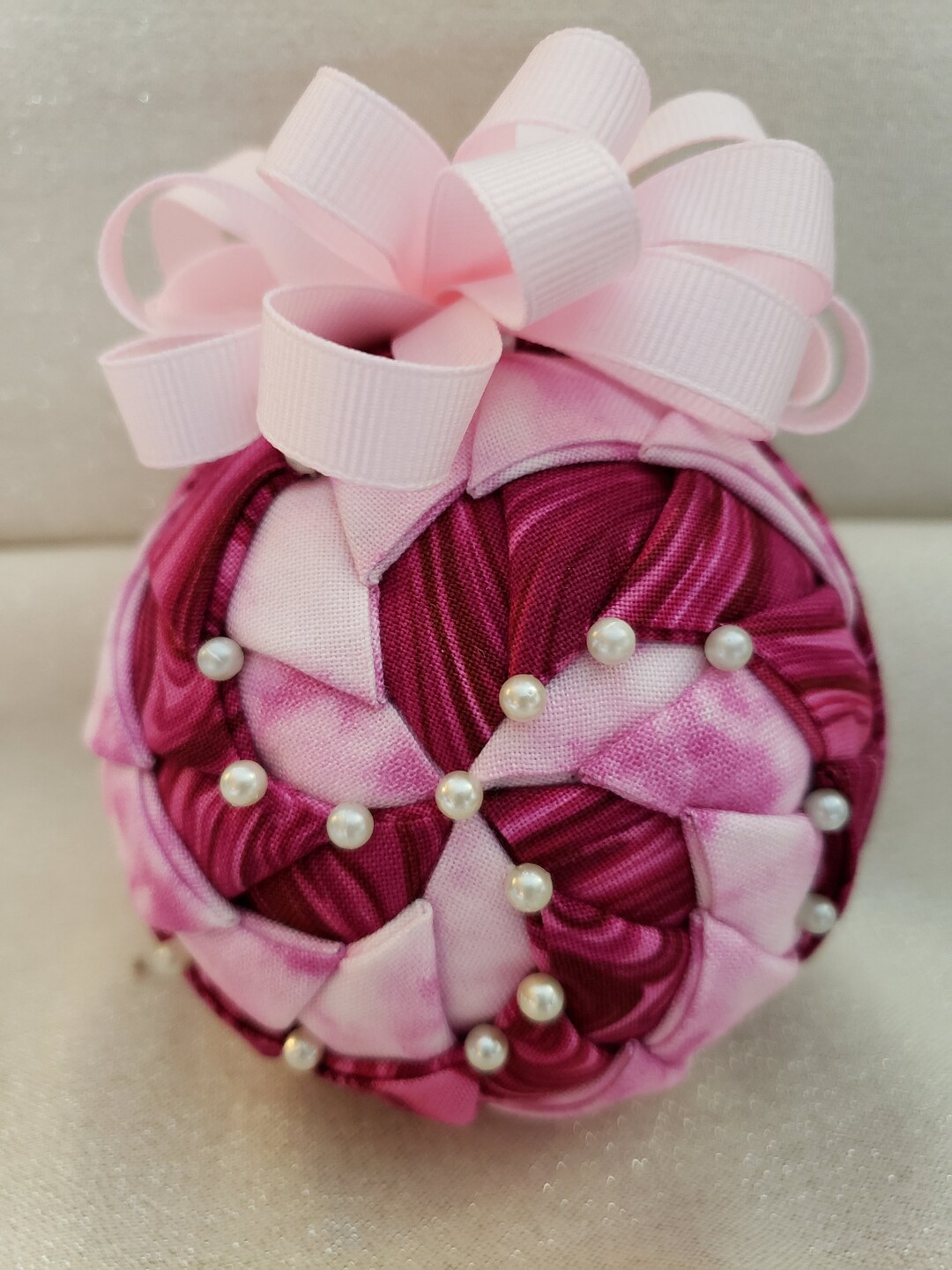 O8 Shades of Pink Pinwheel Swirl Folded Fabric Quilted - Etsy