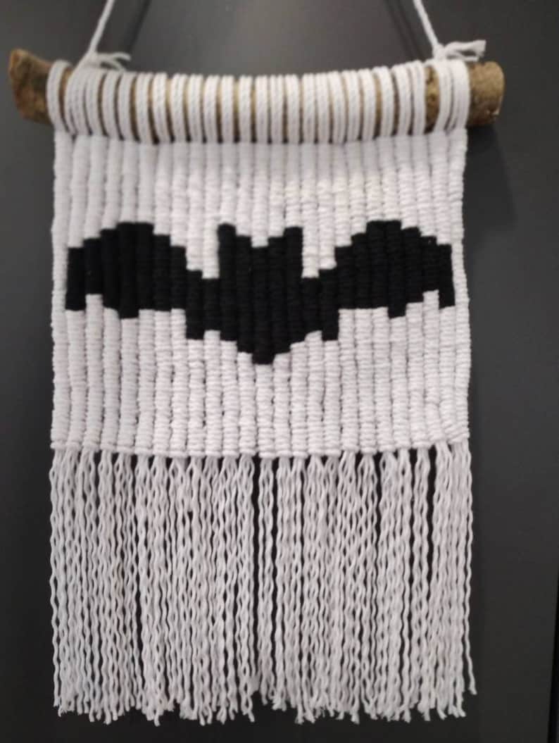 Handmade Macramé Bat Wall Hanging - Etsy
