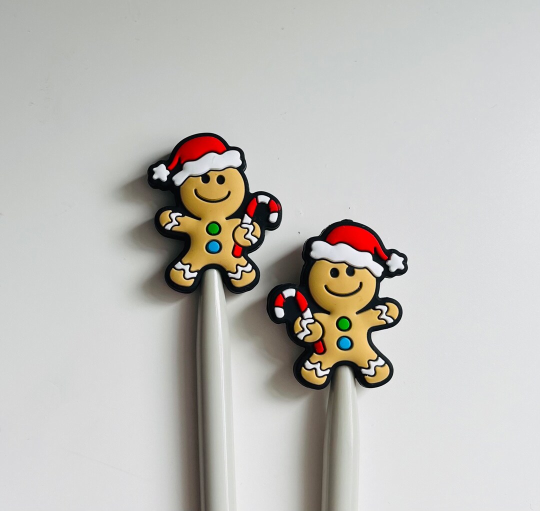 Stitch Stoppers, Gingerbread Stitch Stoppers for Knitting, Stitch ...