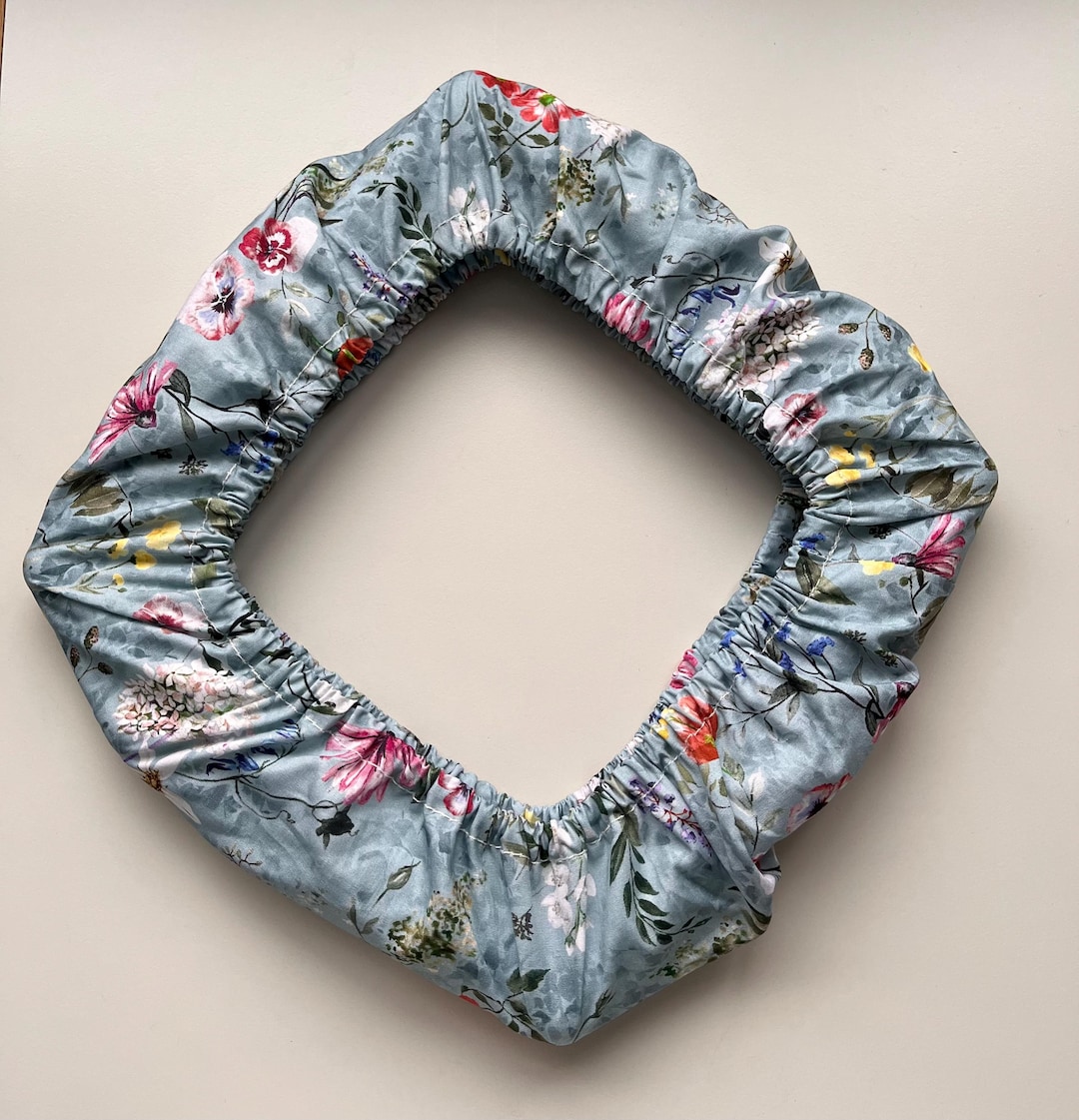 Floral Grime Guard, Q-snap Cover, Hoop Cover, Cross Stitch Protector ...