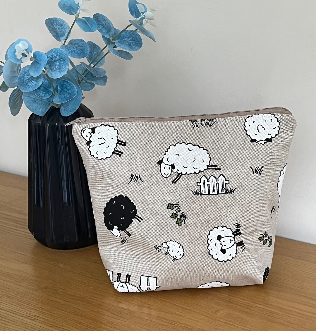 Sock Project Bag, Little Sheep Project Bag, Small Project Bag, Yarn ...