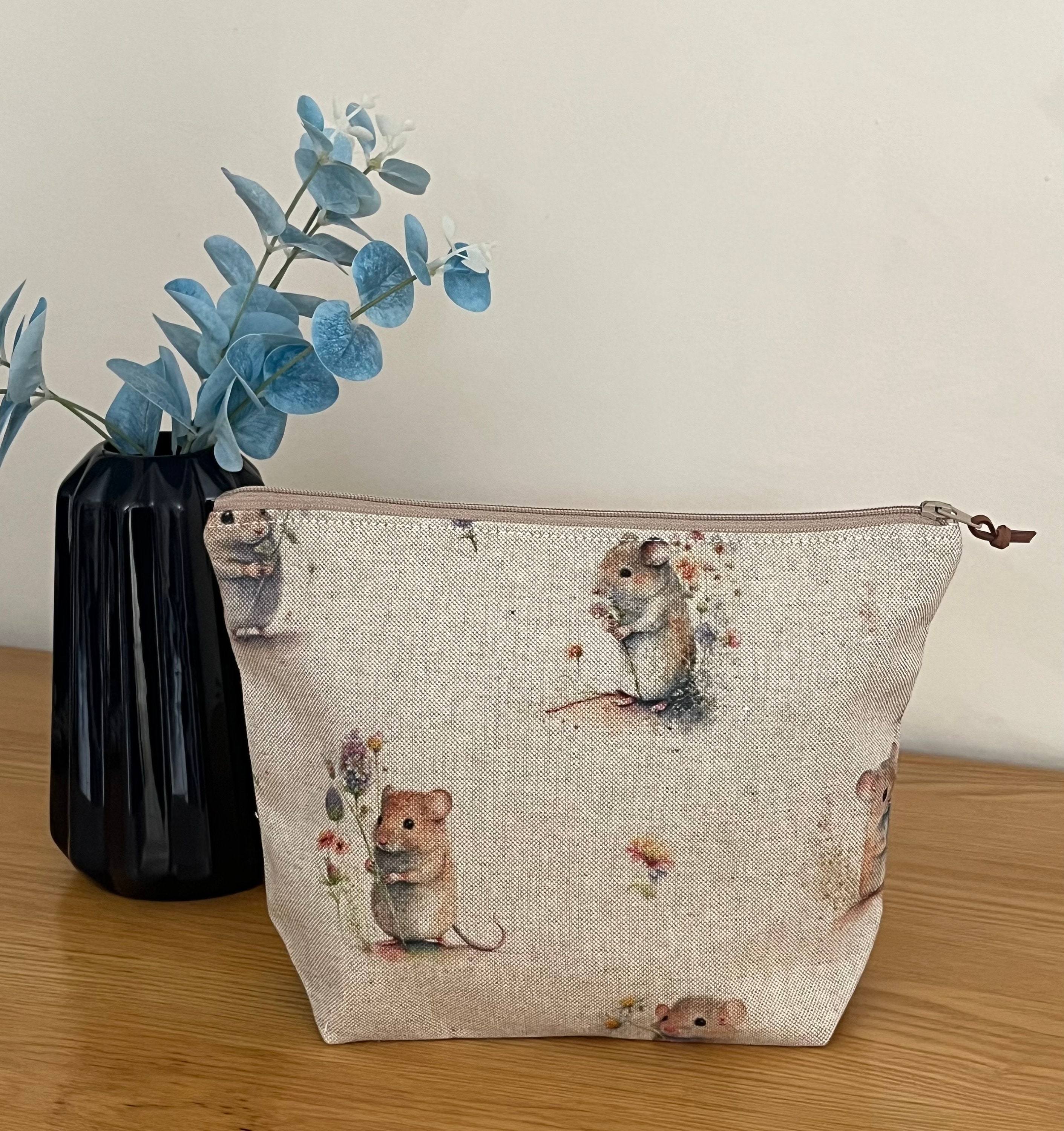 Sock Project Bag, Little Mouse Project Bag, Small Project Bag, Yarn ...