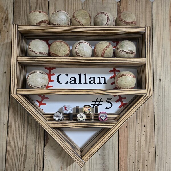 Baseball Ring Display - Etsy