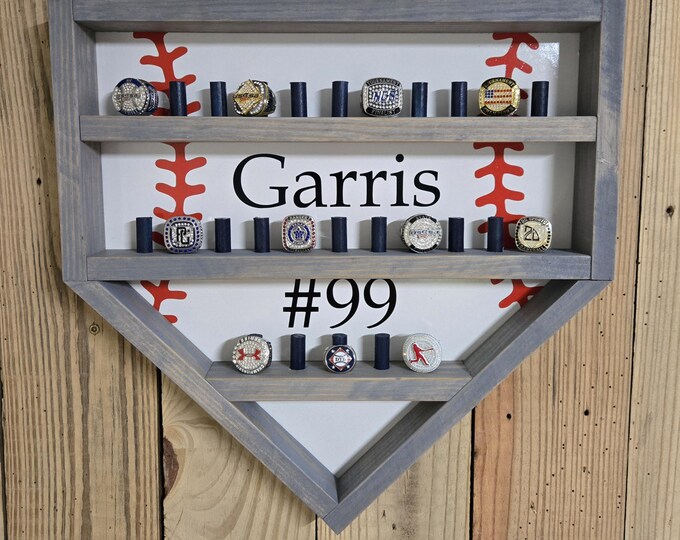 Personalized Baseball Ring Holder - Etsy