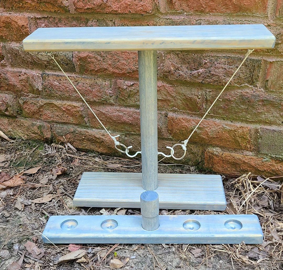 Handmade Hook & Ring Tabletop Game - Fun Drinking Game for 2 Players ...