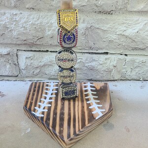 Baseball Ring Stand. Ring Display. Wood Ring Holder. Baseball Decor ...