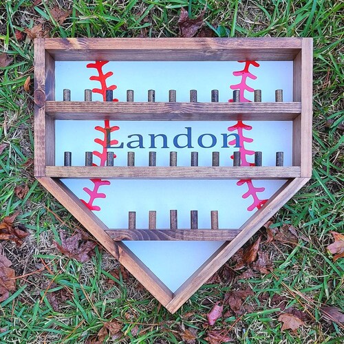 Home Plate Baseball and Ring Display jr4 - Etsy