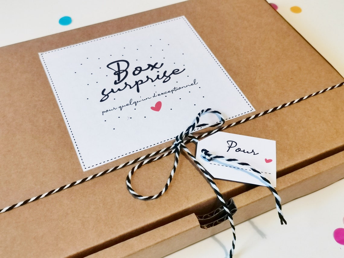 BOX SURPRISE MARRAINE pour lui faire la demande ou - Etsy France