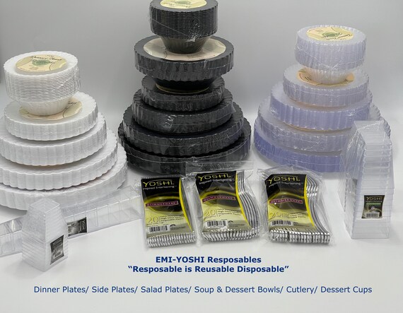 Reusable Disposables by EMI-YOSHI. Plates/bowls. - Etsy UK