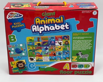 Wooden Puzzle Alphabet - Etsy UK